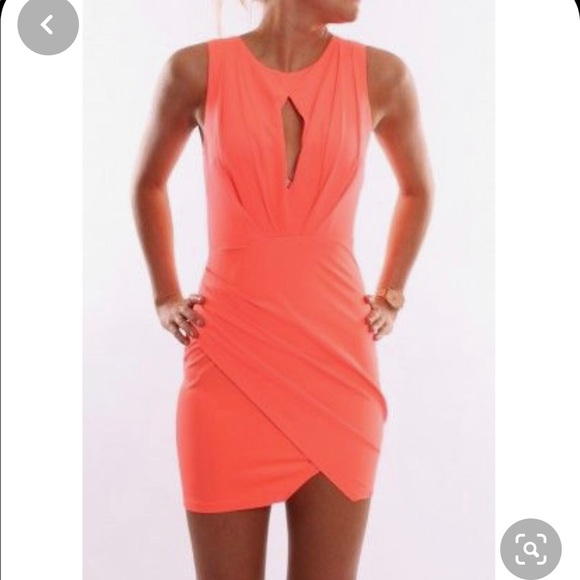 Jean Jail | Dresses | Coral Dress From Jean Jail Size Aus 6 Us 2 | Poshmark